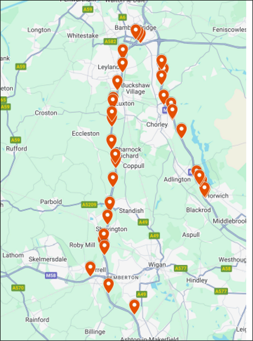 500 tonnes of contaminated sediment into the River Douglas every year ...