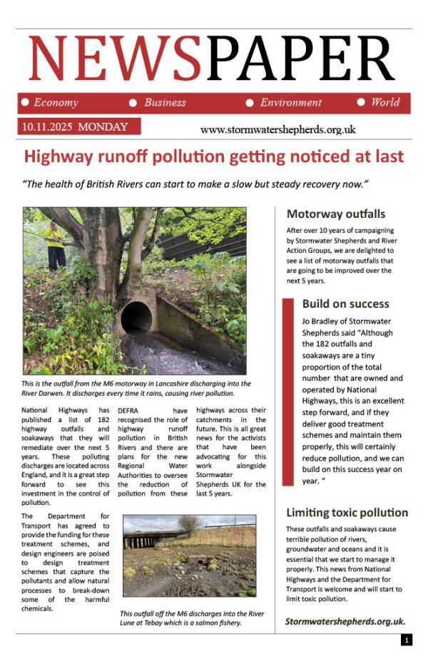 Autumn newsletter for our Zero Pollution Supporters – Stormwater Shepherds